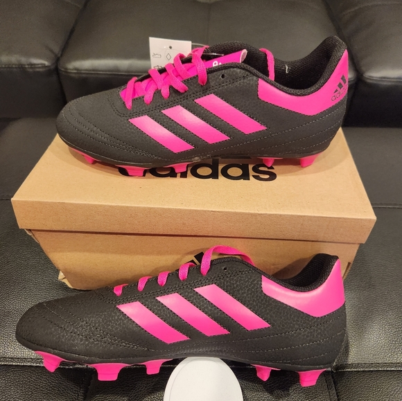 adidas | Shoes | Adidas Goletto Vi Fg J Girls Pink Lace Up Football ...